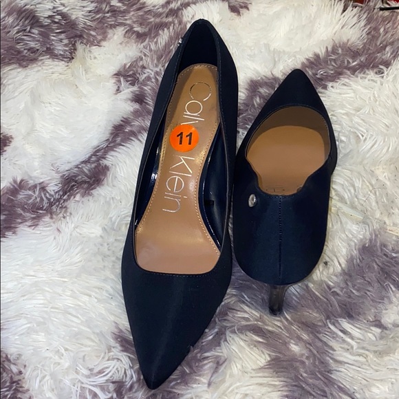 Calvin Klein | Shoes | Calvin Klein Womens Navy Nilly Fabric Upper ...